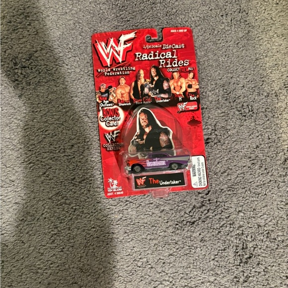 WWE | Toys | Rare Wwf Radical Rides The Undertaker Diecast Car | Poshmark